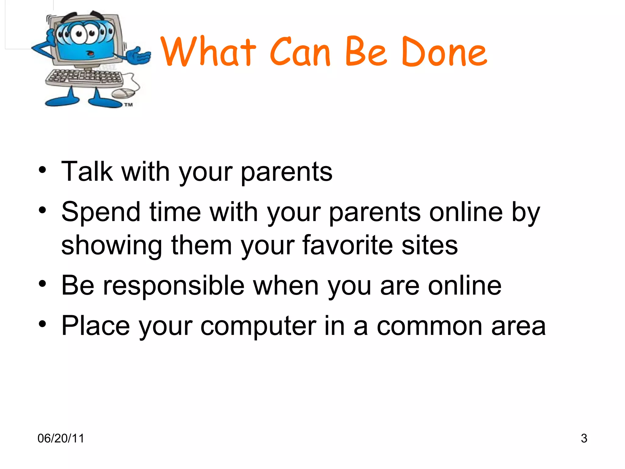 Internet Safety for Children Powerpoint | PPT