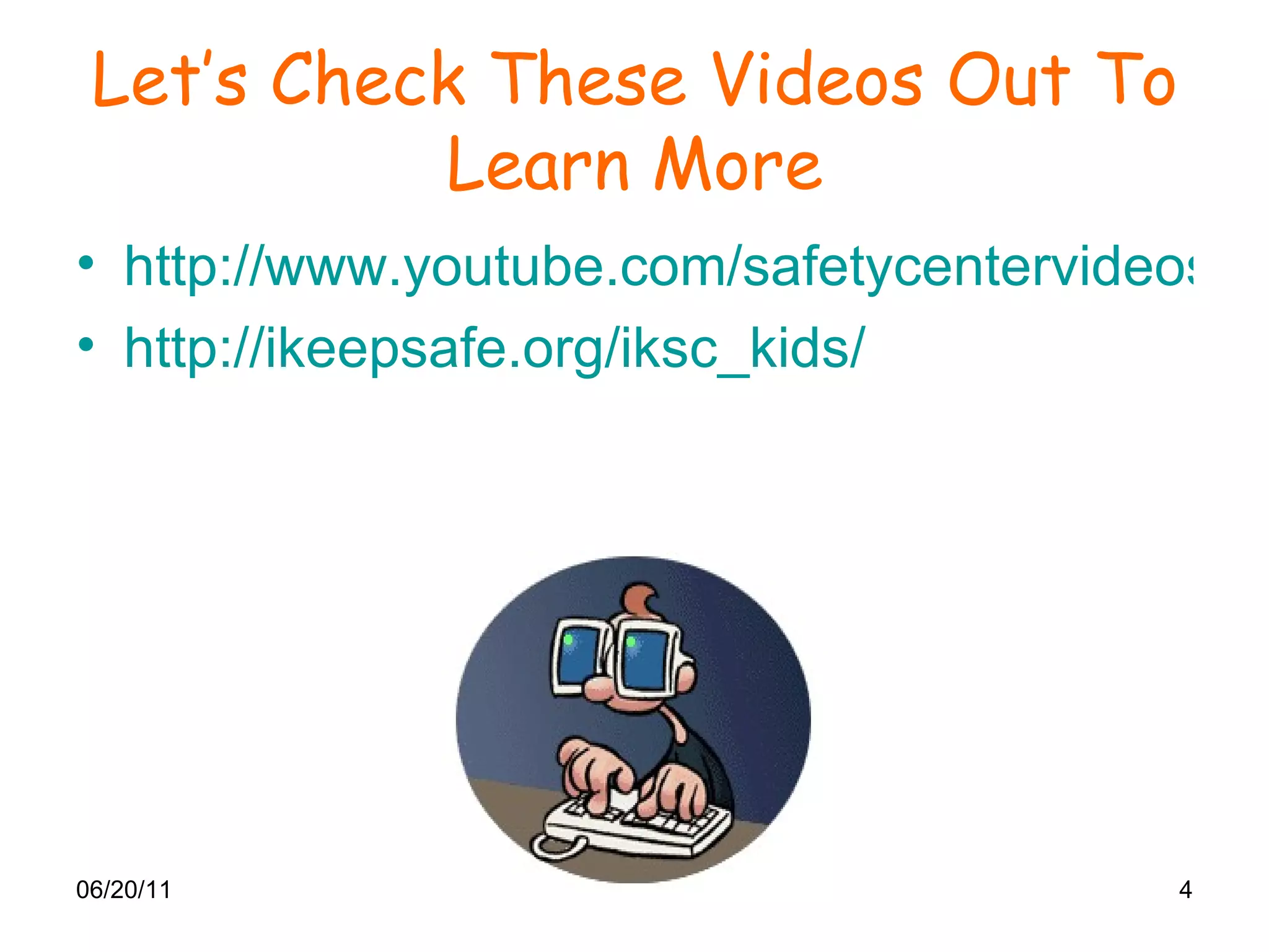 Internet Safety for Children Powerpoint | PPT