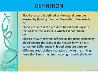 respiration and blood pressure | PPTX