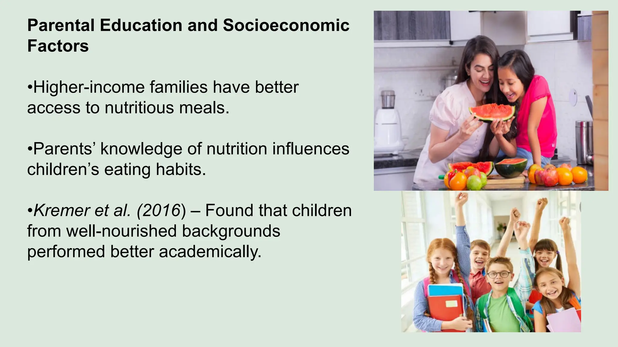 The relationship between Nutrition and Academic performance | PPTX