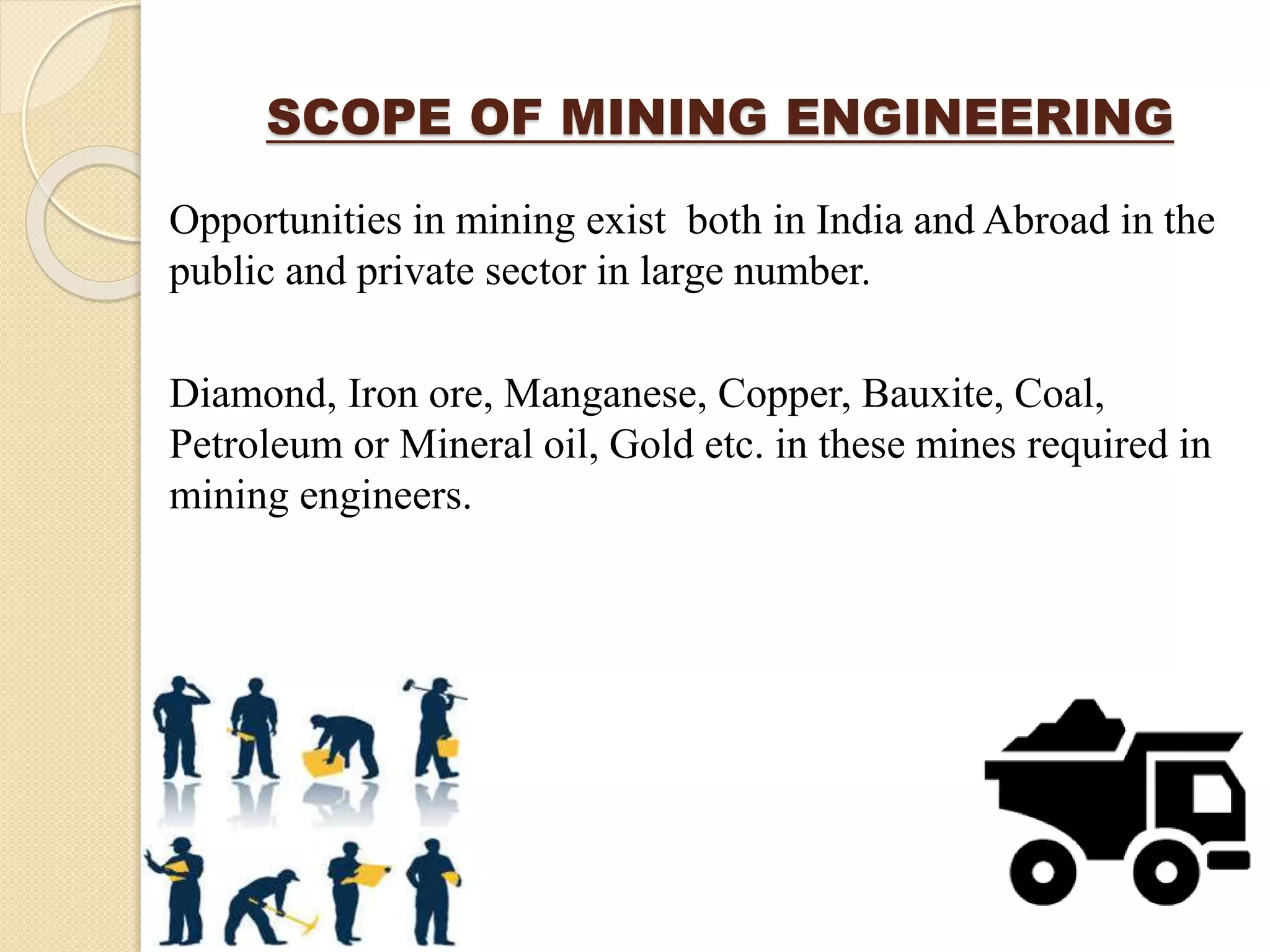 what is mining engineering ? & | PPTX