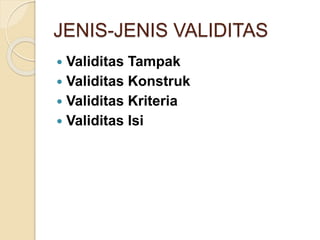 Presentation1 PPT UJI VALIDITAS INSTRUMEN 2-1.pptx