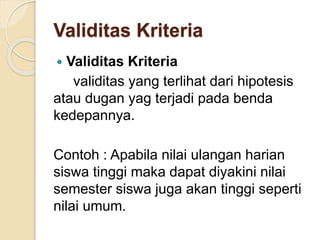 Presentation1 PPT UJI VALIDITAS INSTRUMEN 2-1.pptx