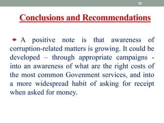 Corruptions and Strategies to reduce corruptions in Cambodia | PPTX