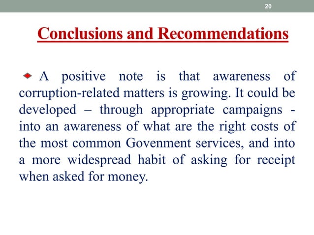 Corruptions and Strategies to reduce corruptions in Cambodia | PPT