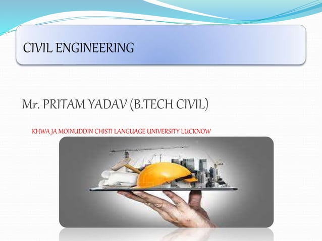 Civil Engineering Presentation Pritam Yadav Ppt