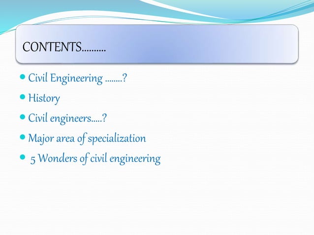 CIVIL ENGINEERING PRESENTATION PRITAM YADAV | PPT