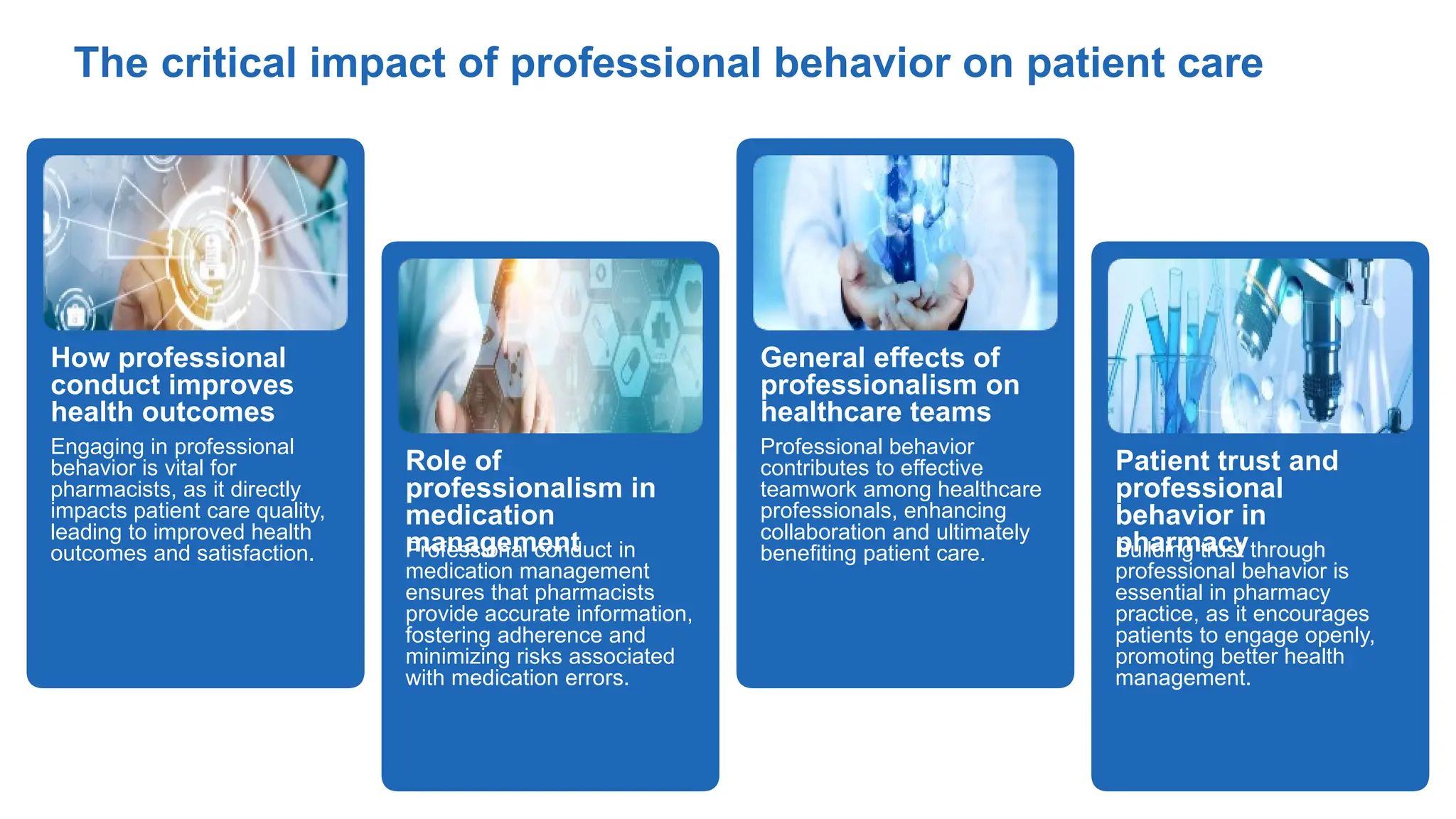 Professionalism in Pharmacy Practice Foundational Principles Powerpoint ...