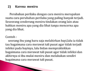 Prinsip Perubahan Perilaku, PERUBAHAN PERILAKU ,Faktor Yang ...