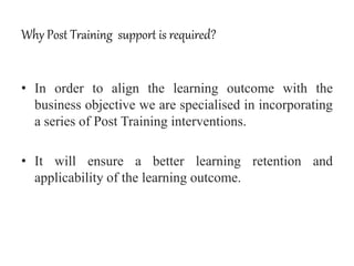 Training Support | PPTX