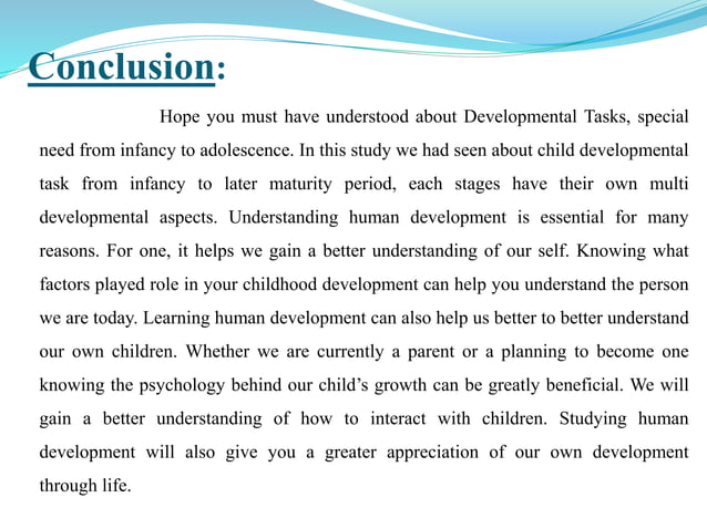 Developmental Task by Havighurst in the process of Development | PPTX