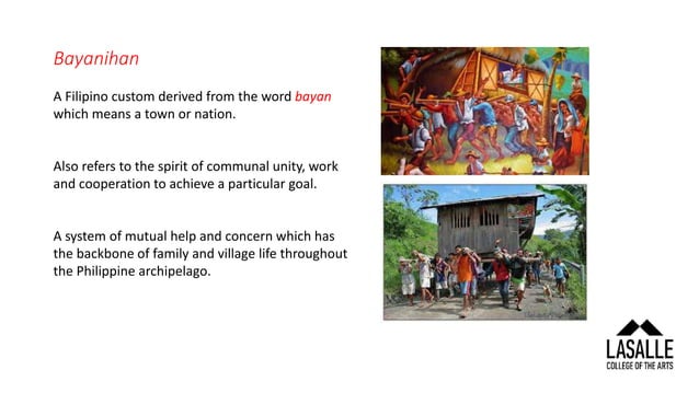 The Bayanihan Spirit: Cultural Governance in the Philippines | PPTX | Non-Profit Organizations ...