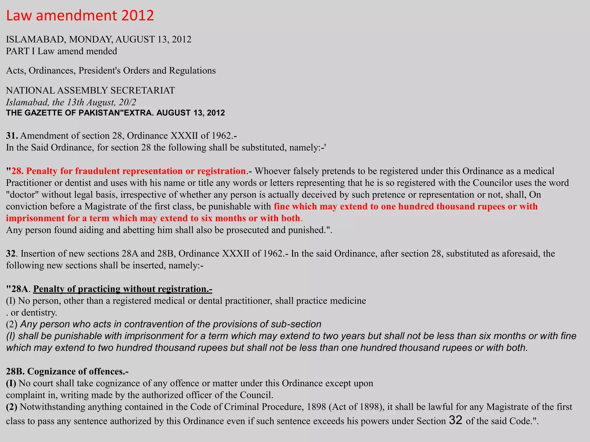 Quacks in action in Pakistan | PPTX