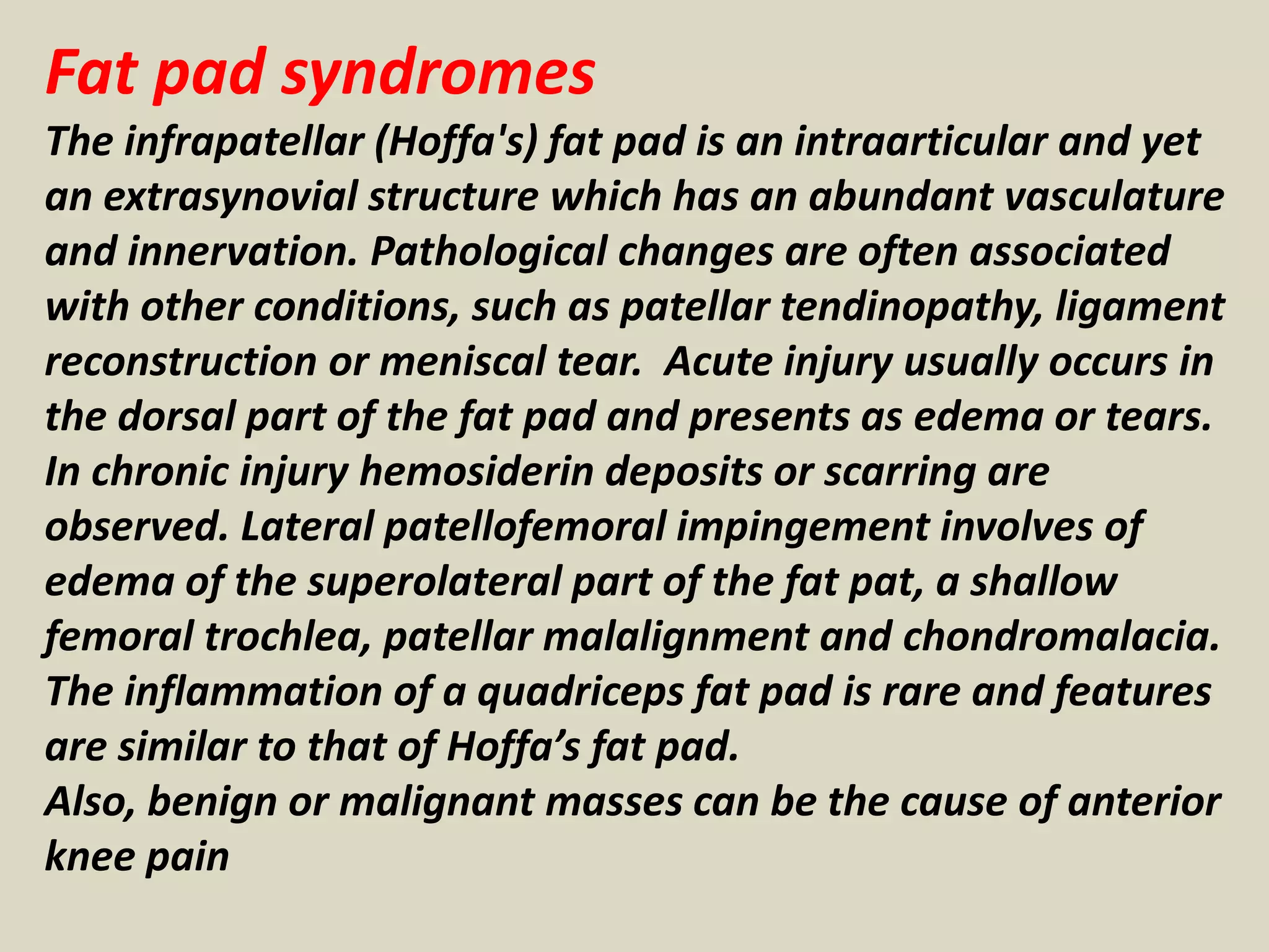 Presentation1, radiological imaging of anterior knee pain. | PPTX