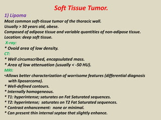 Presentation1, radiological imaging of chest wall tumour. | PPT