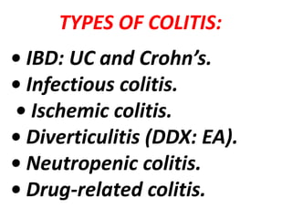Presentation1, radiological imaging of colitis. | PPTX