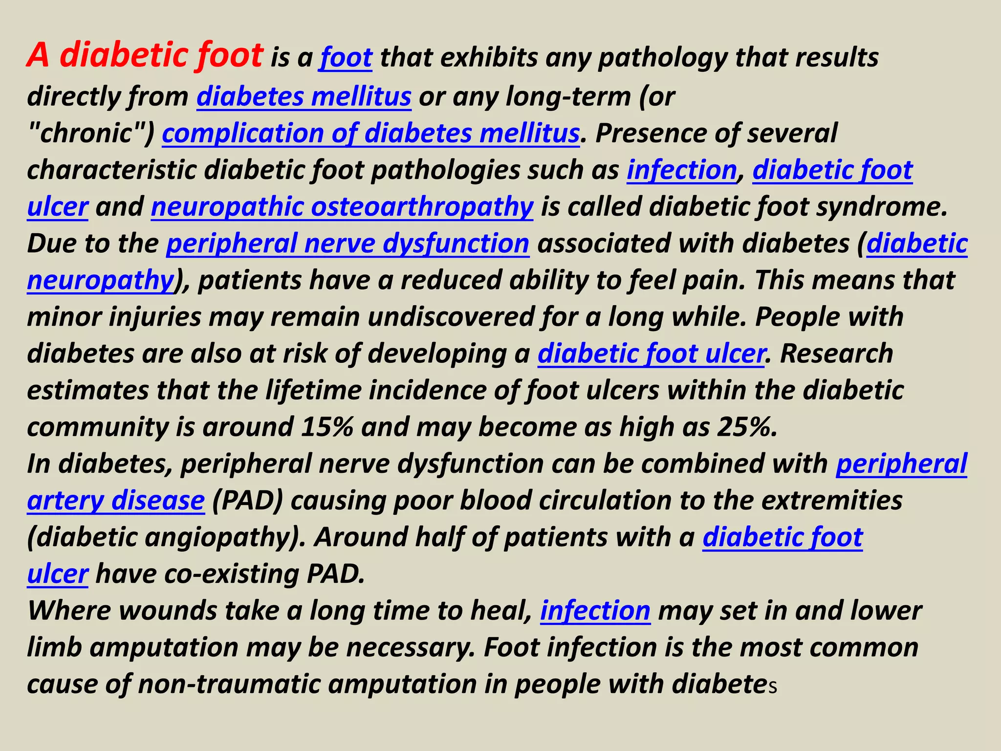 Presentation1, radiological imaging of diabetic foor and charcot joint ...