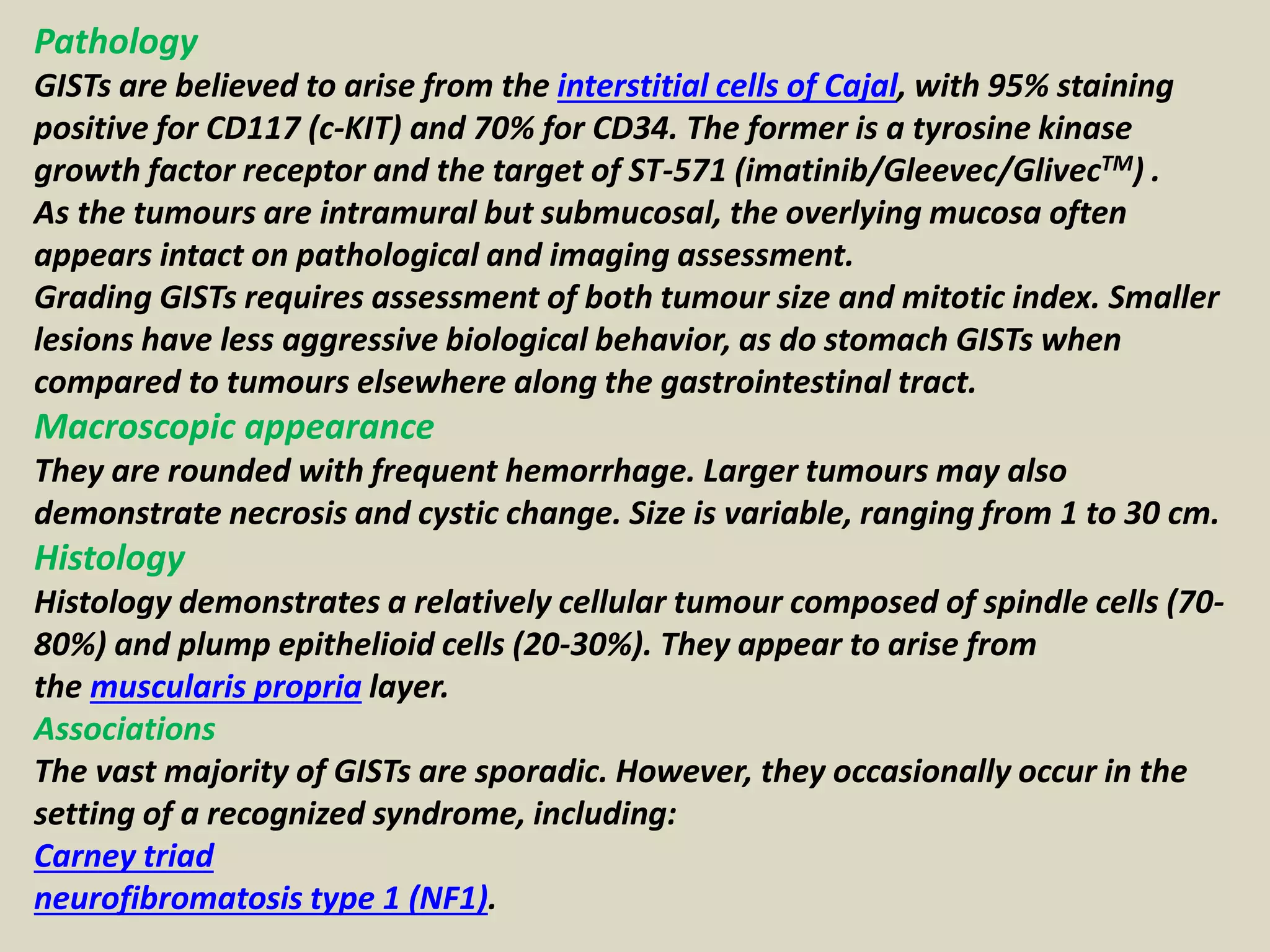 Presentation1, radiological imaging of gastro intestinal stromal tumour ...