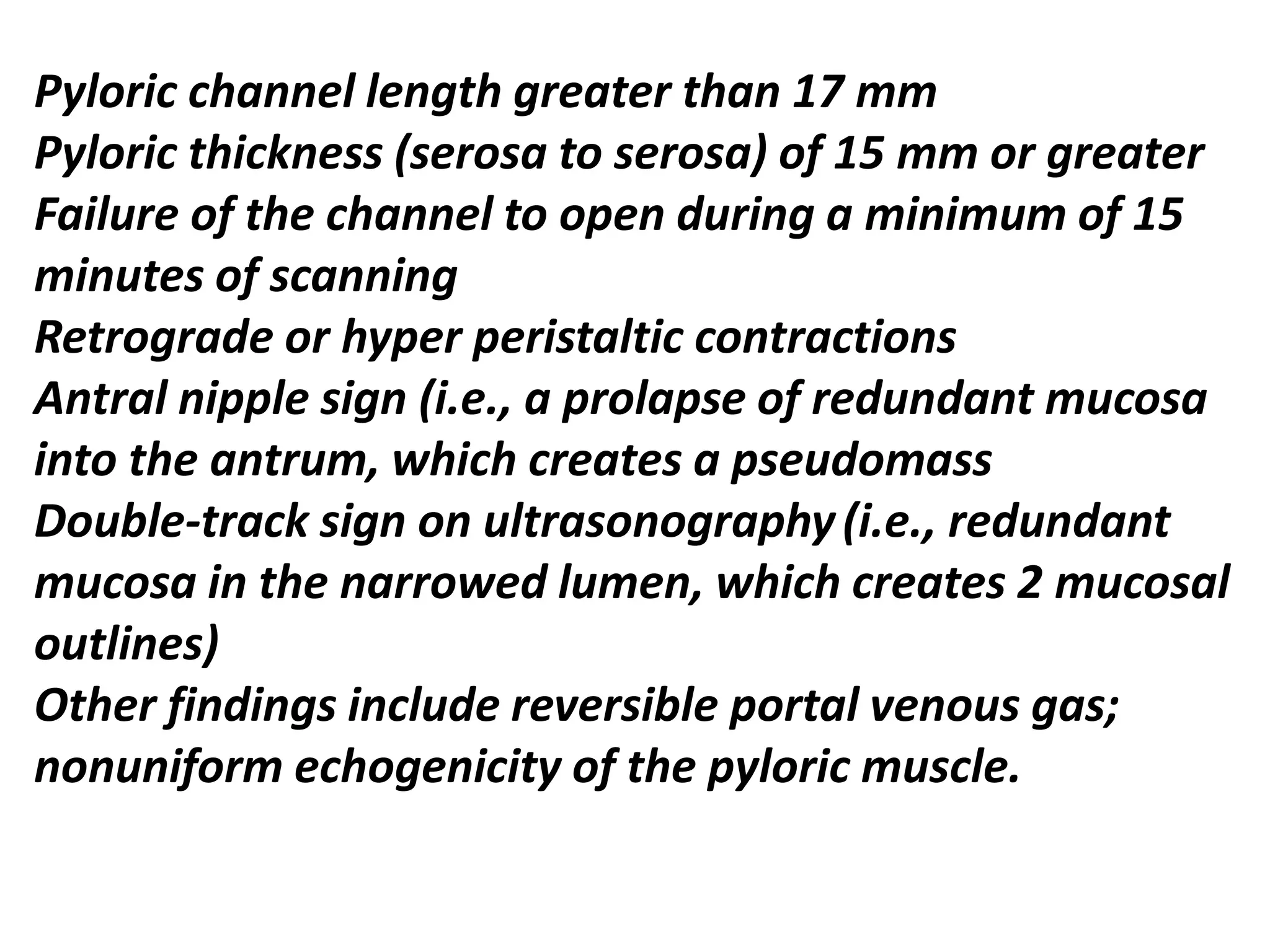 Presentation1, radiological imaging of hypertrophic pyloric stenosis ...