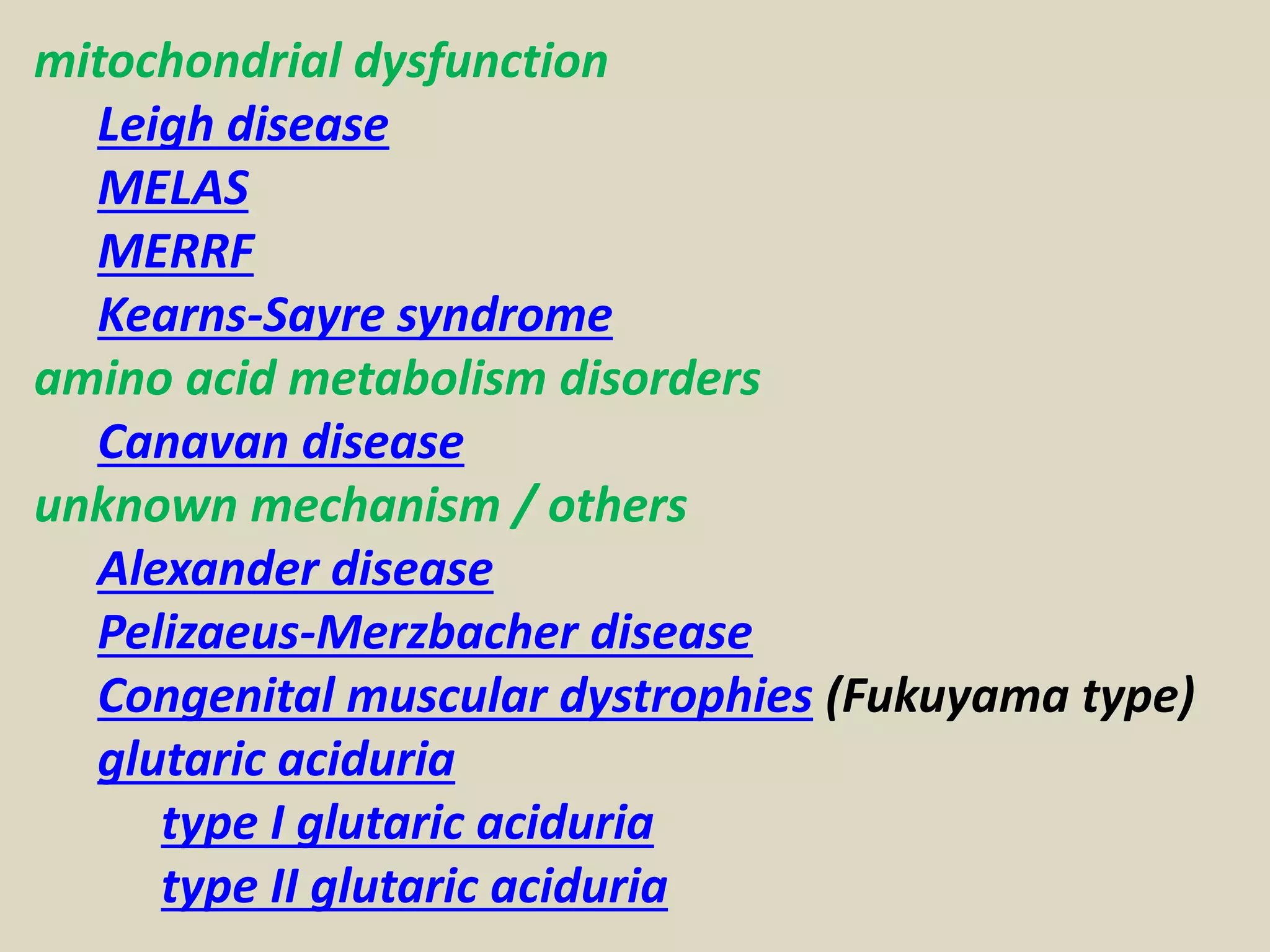 Presentation1, radiological imaging of pediatric leukodystrophy. | PPTX
