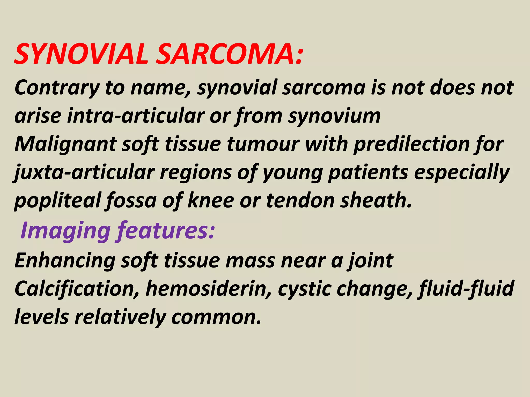 Presentation1, radiological imaging of popliteal fossa masses. | PPTX