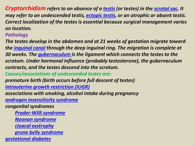 Presentation1, radiological imaging of undescended testis. | PPTX ...