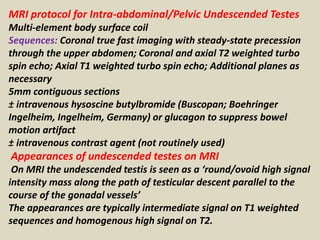 Presentation1, radiological imaging of undescended testis. | PPTX