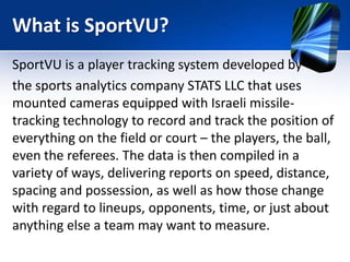RLOEB PPT — SportVU | PPTX