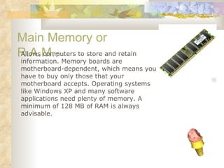 Hardware (Parts of the PC) | PPT