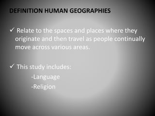 WORLD REGIONAL GEOGRAPHY | PPT