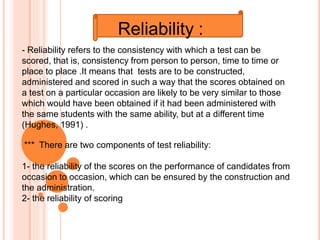 Reliability | PPTX
