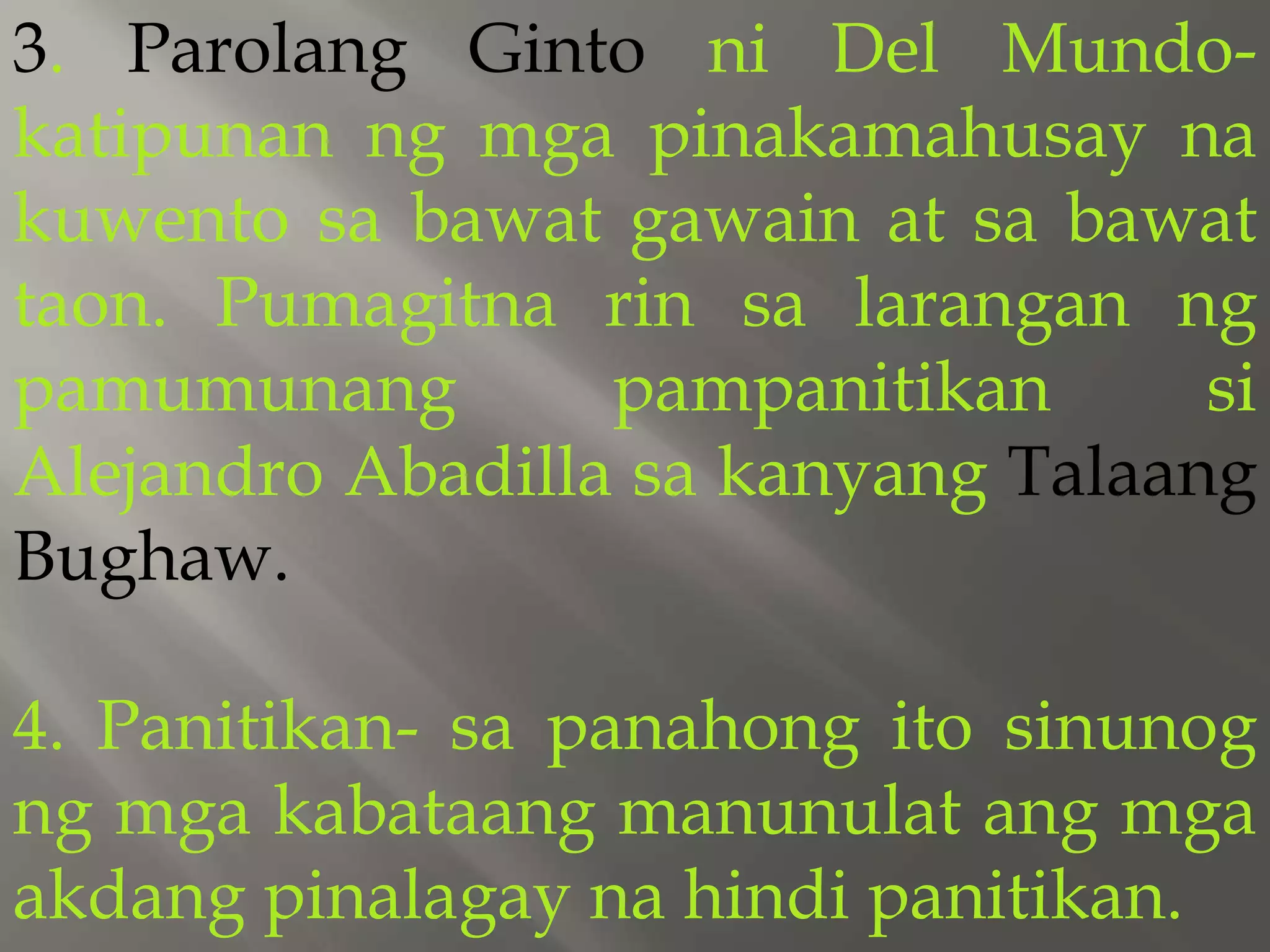 Ang Kasaysayan ng Maikling Kuwento | PPTX