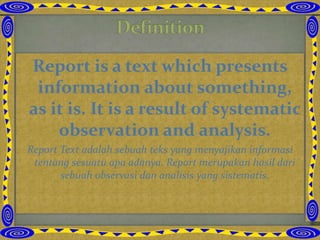 Presentation1siled (report text) | PPTX
