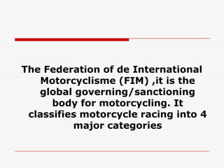 MOTOR CYCLE RACING - By A.ROHINI | PPT