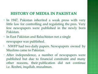 Presentation 1 role of broadcast media in pakistan | PPT