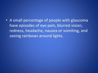 Glaucoma awareness | PPTX
