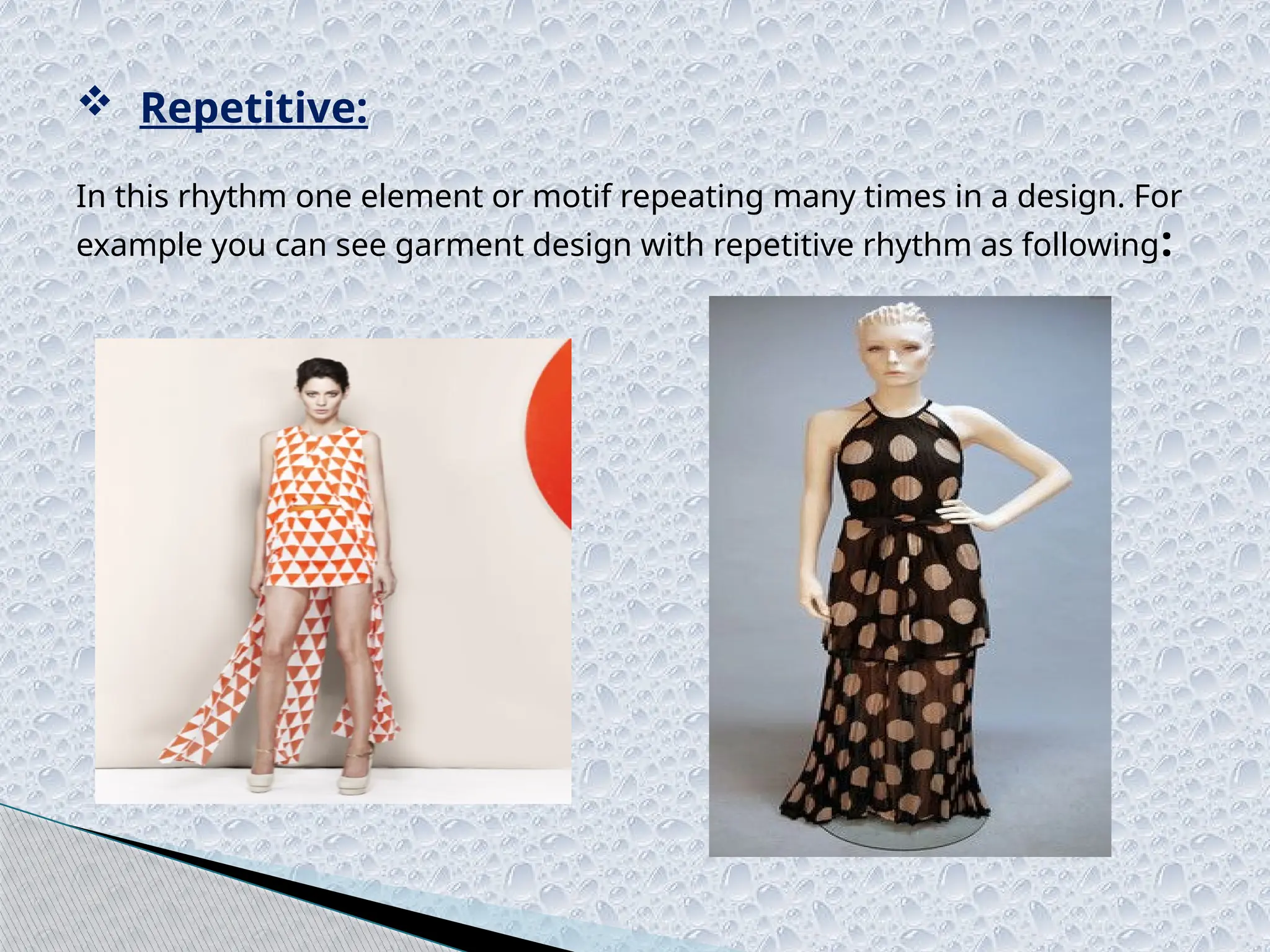 Presentation on Rhythm in Apparel Designing | PPTX