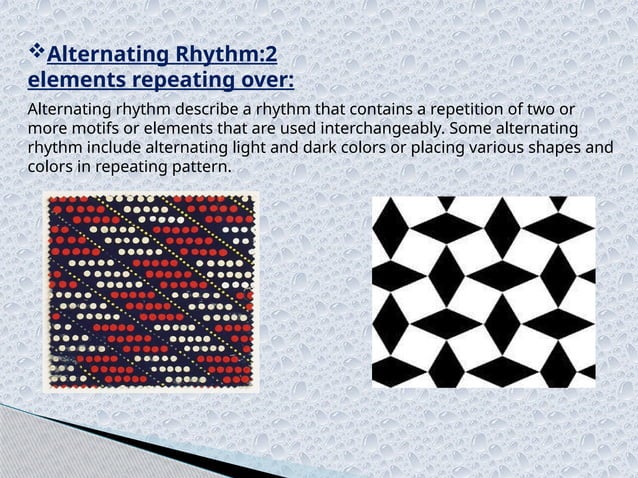 Presentation on Rhythm in Apparel Designing | PPTX