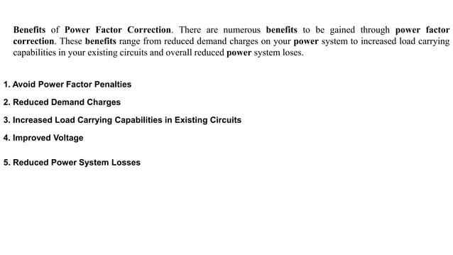 Automatic Power Factor Improvement by Using PLC & SCADA | PPTX