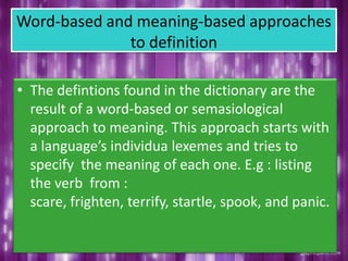 Meaning and Definition | PPTX