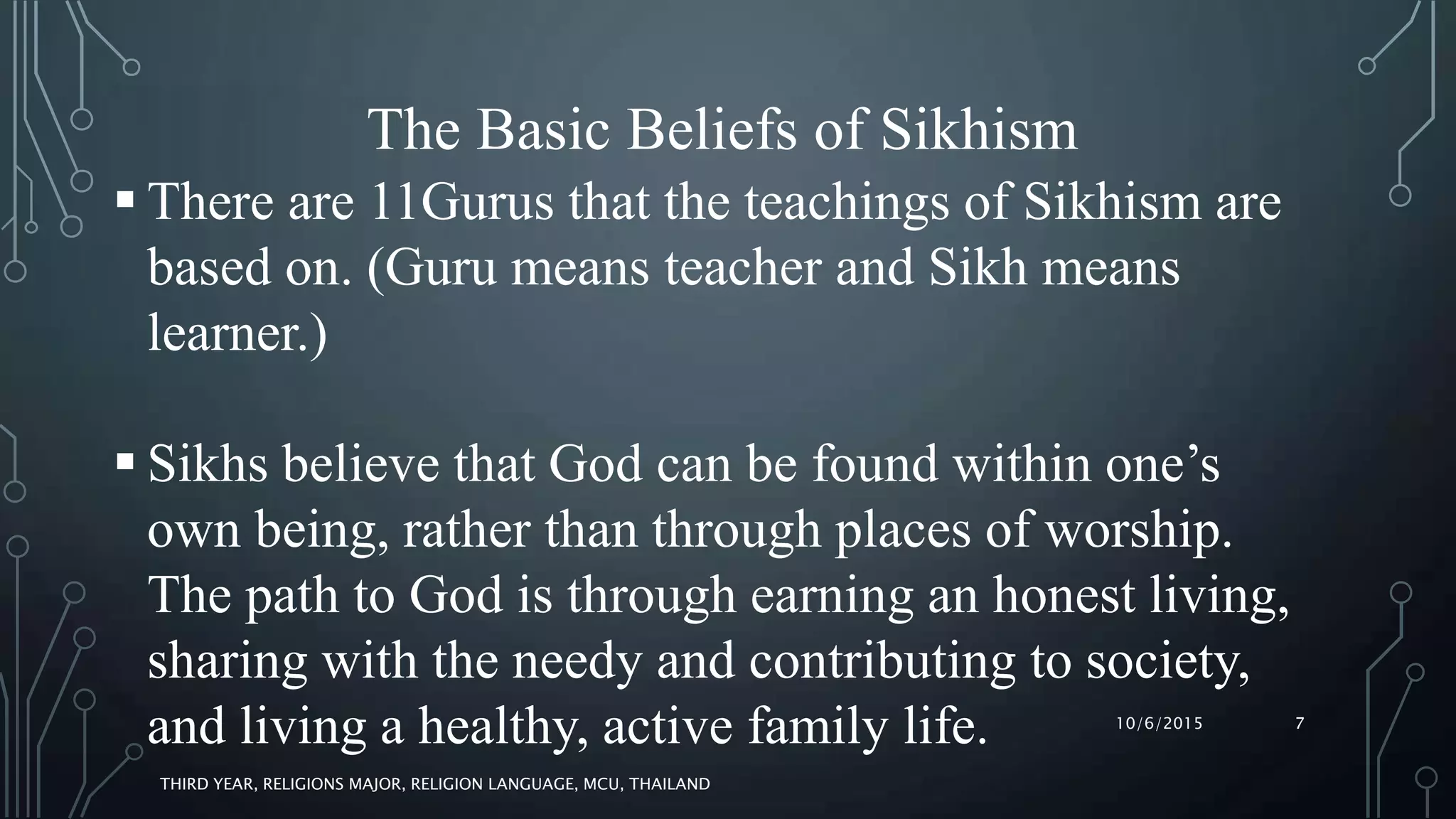 sikhism | PPTX | Sikhism | Religion & Spirituality