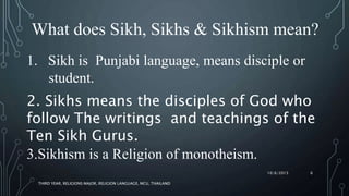 sikhism | PPTX | Sikhism | Religion & Spirituality