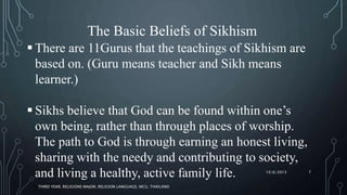 sikhism | PPTX | Sikhism | Religion & Spirituality
