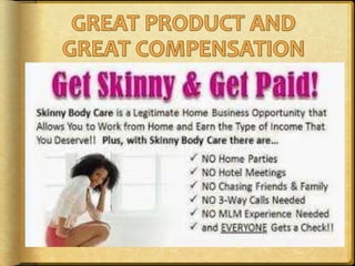 SKINNY BODY CARE COMPENSATION PLAN | PPTX