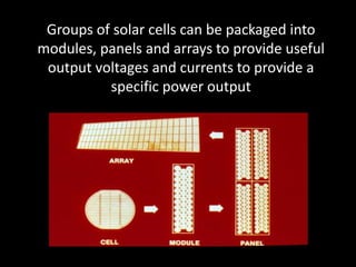 Solar Cells | PPTX | Physics | Science