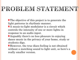 sound to light system | PPT