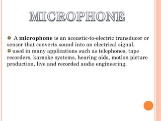 sound to light system | PPT