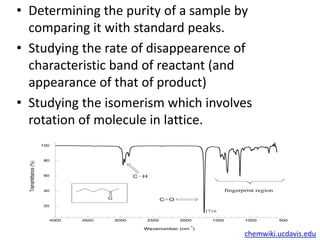 Infrared spectroscopy | PPTX | Chemistry | Science