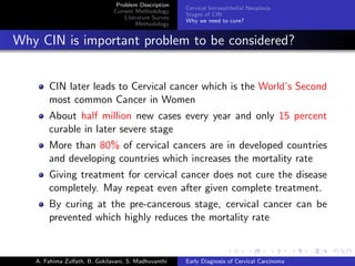 Cervical cancer diagnosis under machine learning | PPT