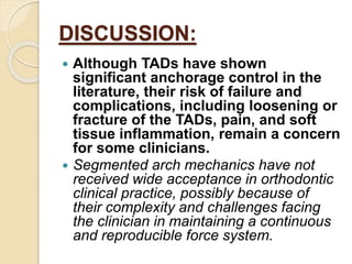 Anchorage condition during canine retraction using transpalatal arch ...